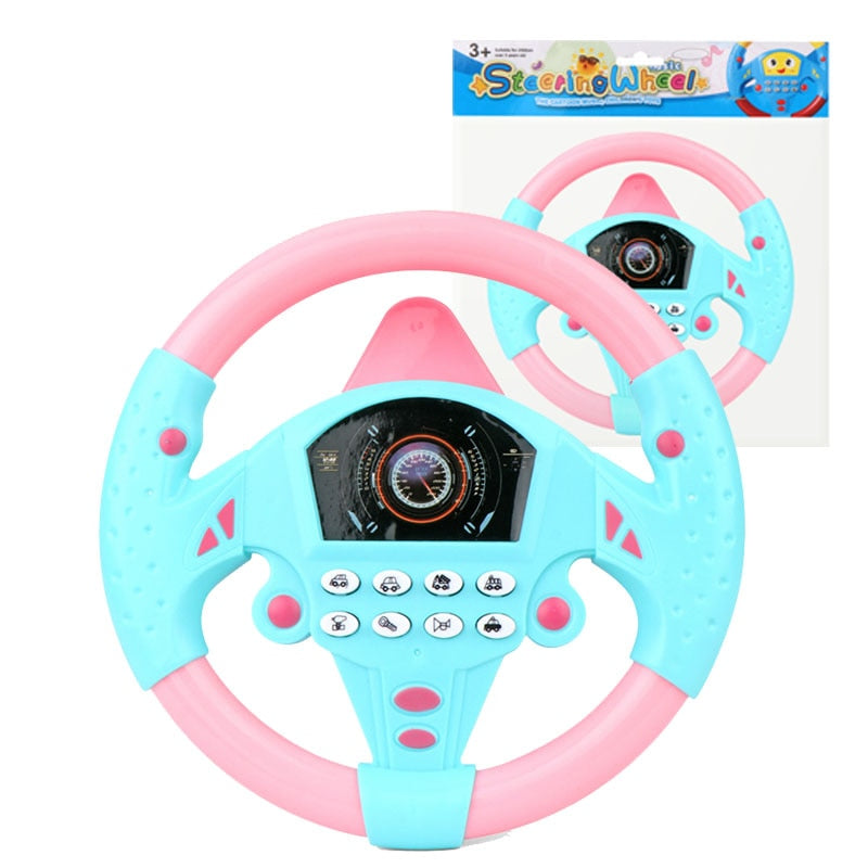 Light Up Steering Wheel Toy: Early Education Driving Fun for Baby Boys ...